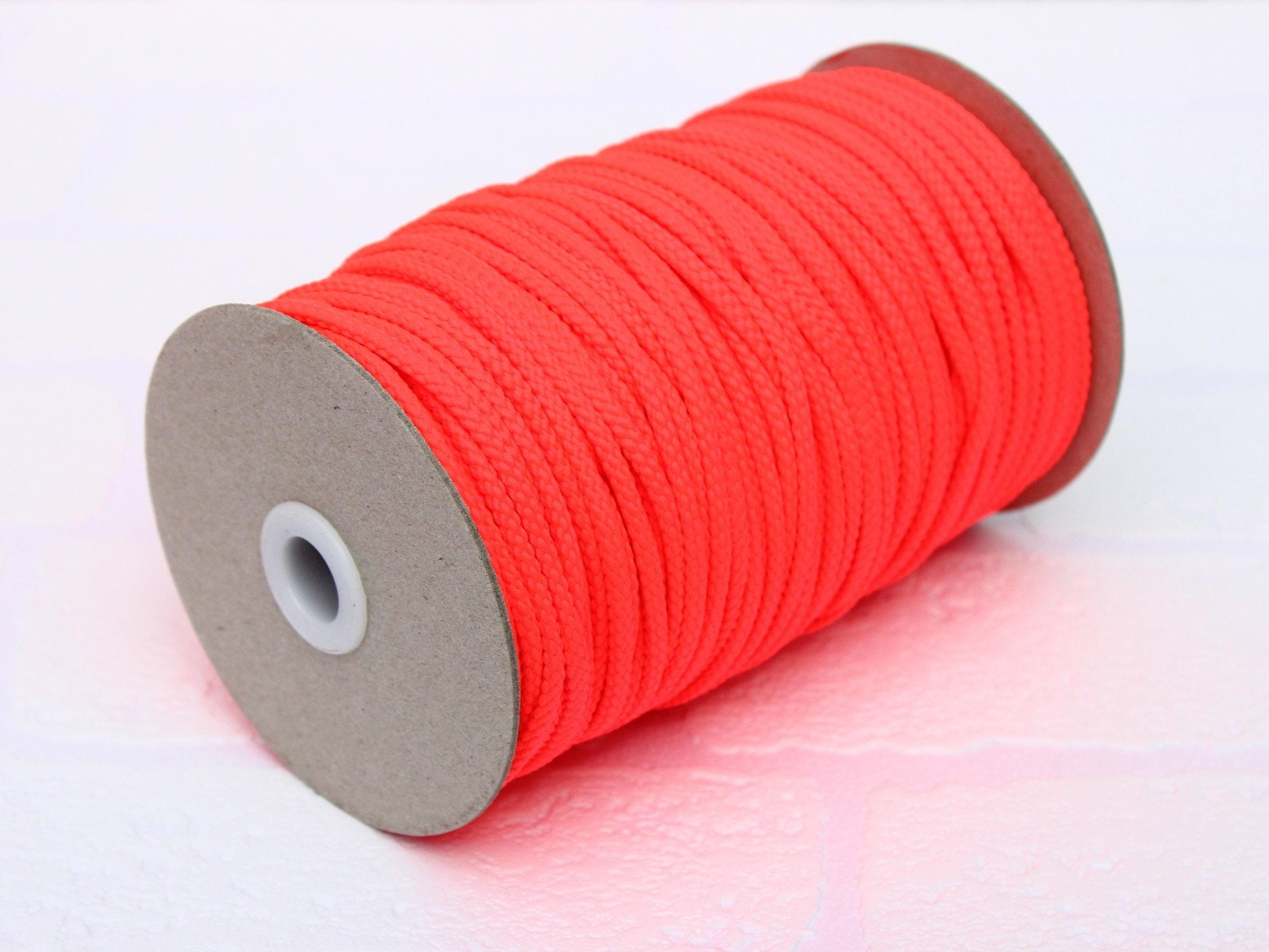Neon RED Cord Drawstring, Neon RED Drawstring Cord, Bag Making Cord ...