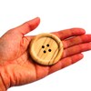 Giant Buttons, Giant Wooden Buttons 8cm, Extra Large Buttons, Huge ...