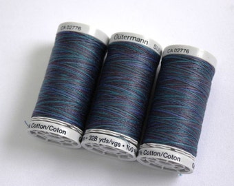 Rainbow Thread, Variegated Cotton Thread, Gutermann Variegated Sulky ...