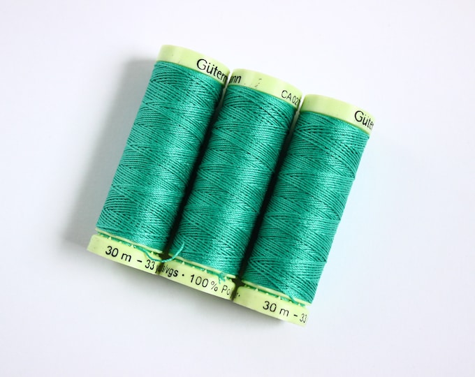 Green Top Stitch Thread, Gutermann Top Stitch Thread, Green Sewing ...