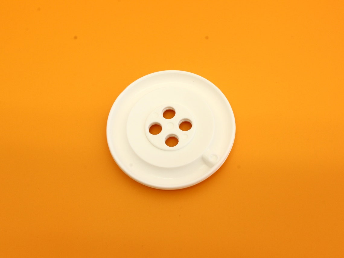 Giant WHITE Buttons Giant Plastic Buttons 5cm Extra Large - Etsy