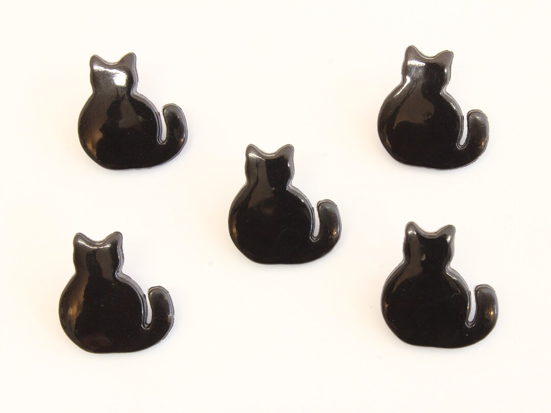 Black Cat Buttons, Halloween Buttons, Fancy Dress Sewing Supplies, UK ...