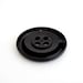 Giant BLACK Buttons, Super Extra Large Plastic Buttons 6.5cm, Large ...