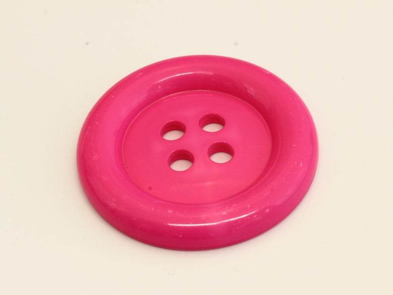 Giant PINK Buttons, Giant Plastic Buttons 5cm, Extra Large Buttons ...
