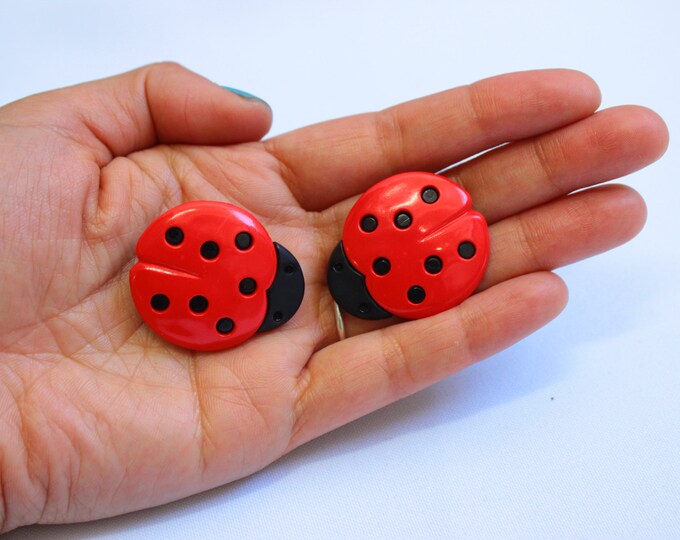 Ladybugs Buttons 10 per Package Sew Thru 1/2 to 3/4 Wide - Etsy