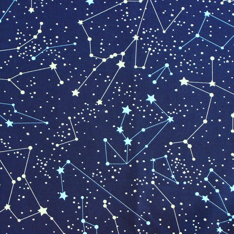 Constellation Fabric - Etsy