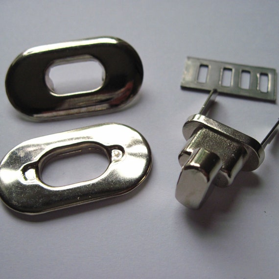 Silver Twist Locks Silver Bag Lockssilver Turn Locks UK Bag | Etsy