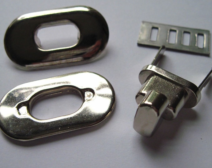 Silver Twist Locks Silver Bag Lockssilver Turn Locks UK Bag - Etsy