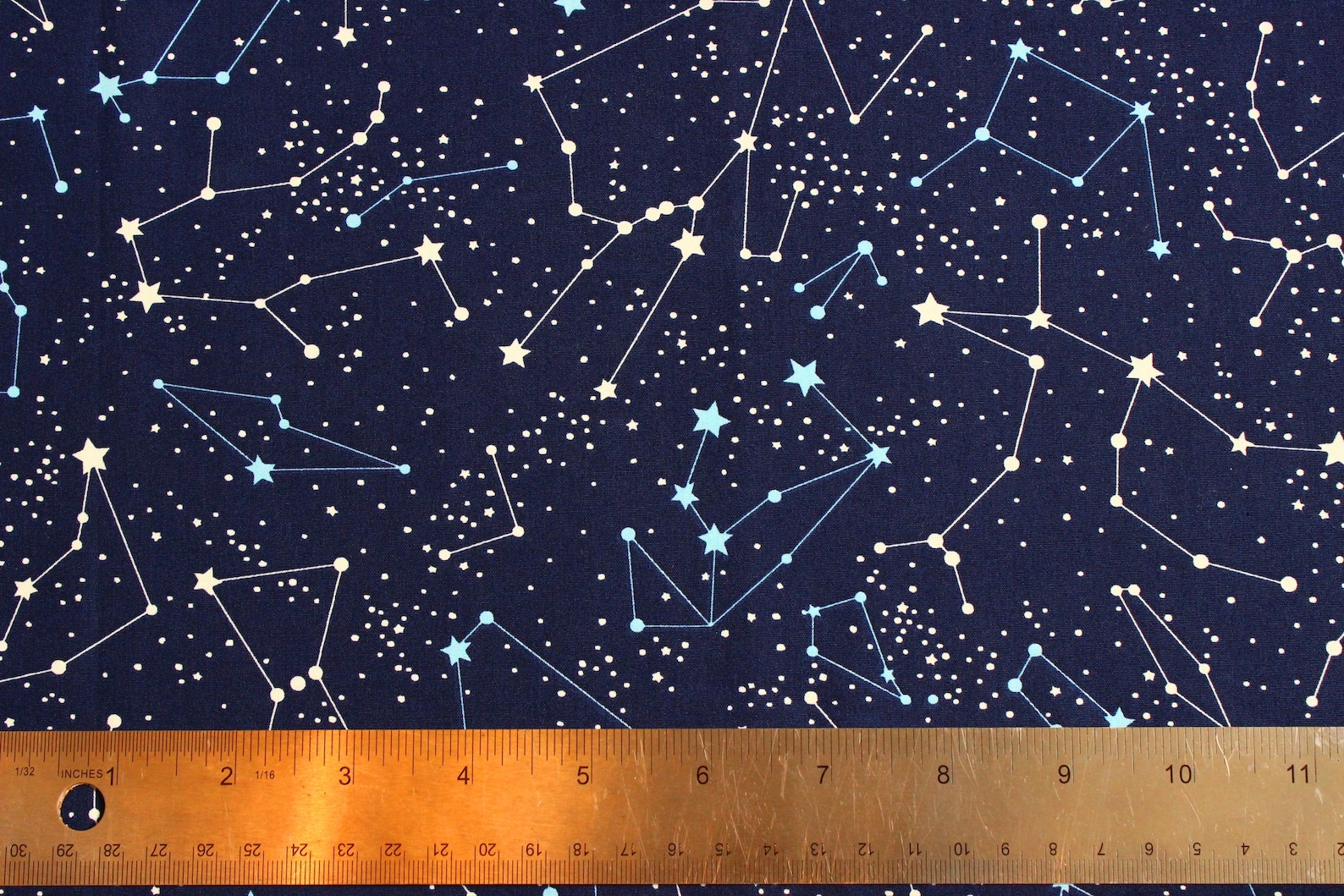 Stars and Constellations Cotton Fabric, 100% Cotton, Zodiac Print ...