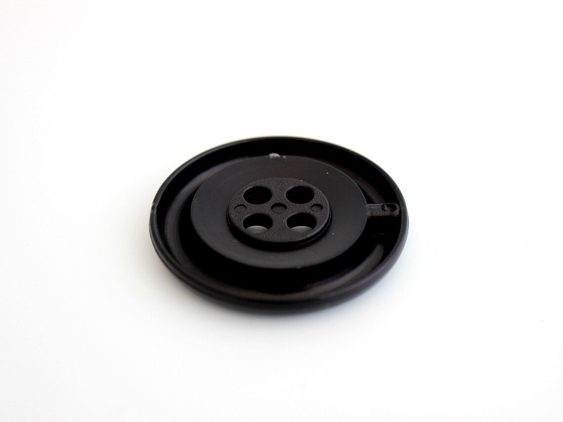 Giant BLACK Buttons, Giant Plastic Buttons 5cm, Extra Large Buttons ...