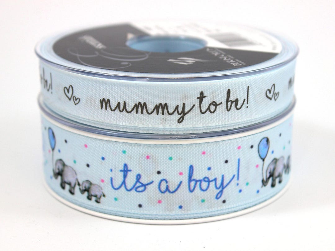 Mummy to Be Ribbon, Baby Shower Decorations, Gender Reveal Ribbon, Gift ...