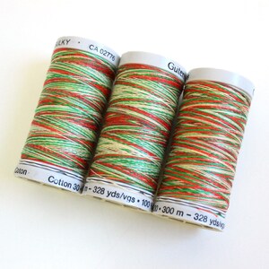Rainbow Thread Christmas Embroidery Thread Variegated - Etsy