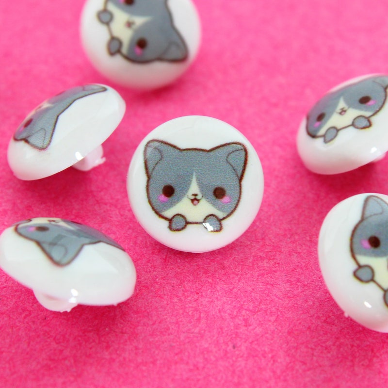 Cat Buttons - Etsy