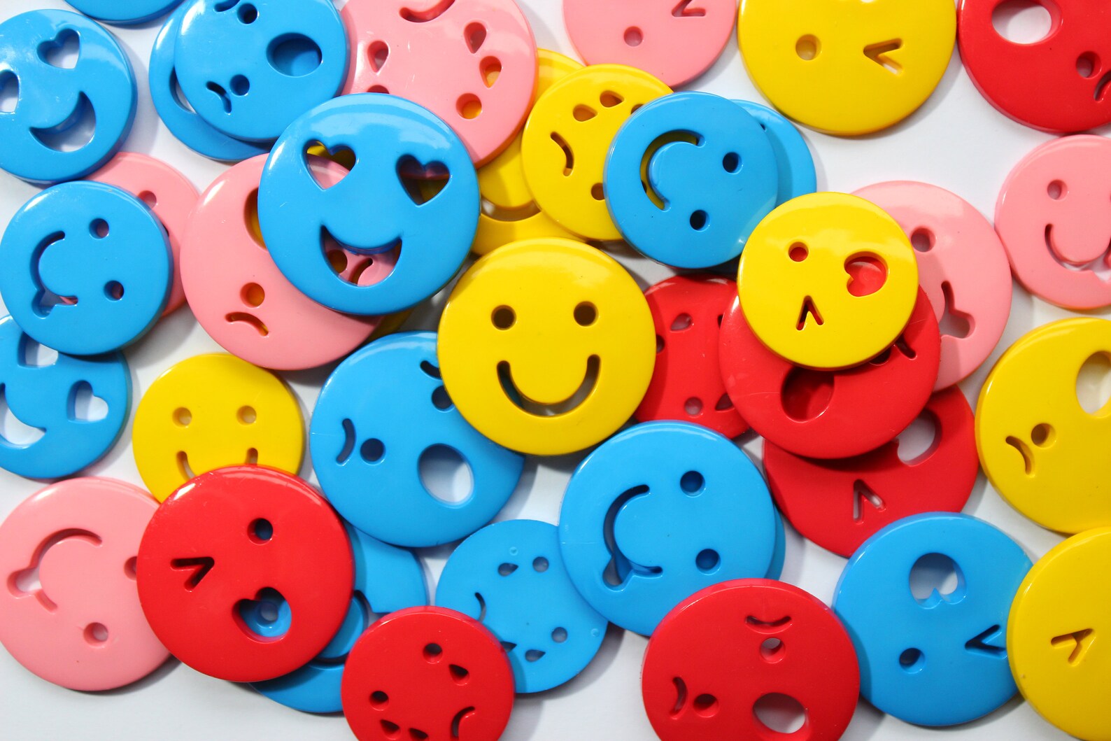 Smiley Face Buttons Emoji Buttons Emoticon Buttons 25x - Etsy