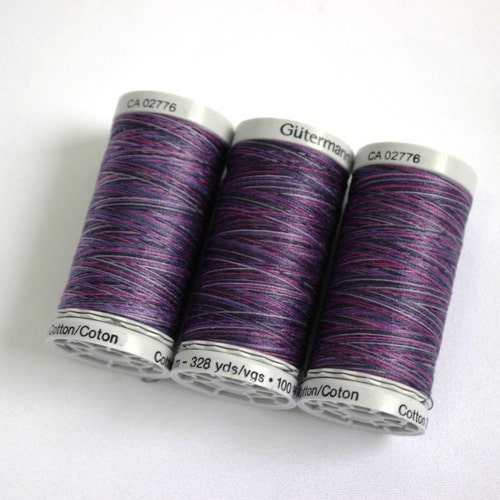 Rainbow Thread Mermaid Variegated Cotton Thread Gutermann - Etsy