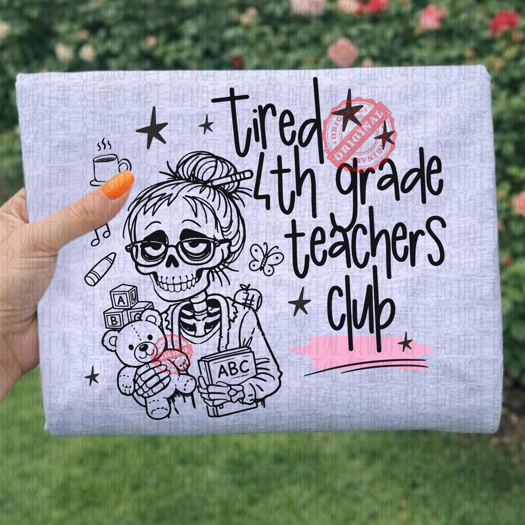 Fourth Grade Teacher Png, Doodle Teacher Png, Funny Teacher Shirt ...