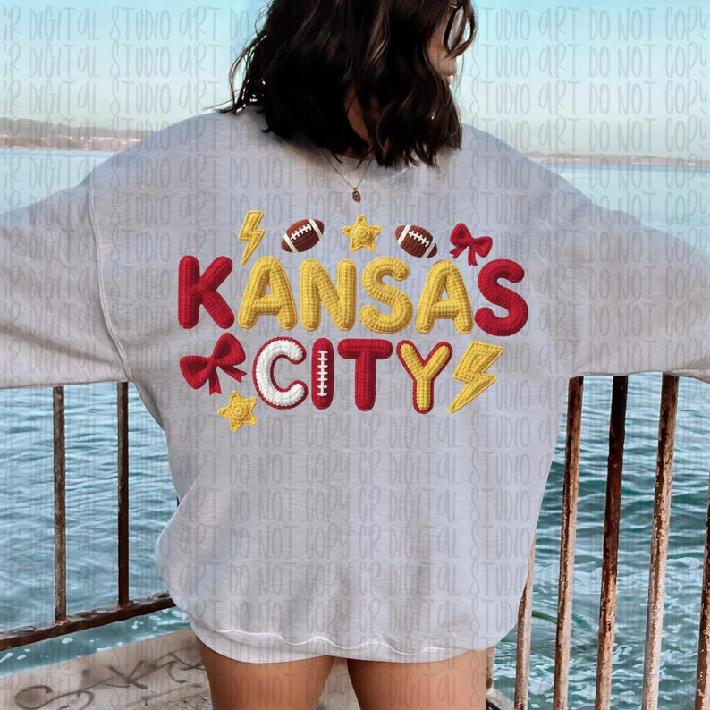 Faux Yarn Kansas City Png, Football Yarn Digital Download, Latch Hook ...