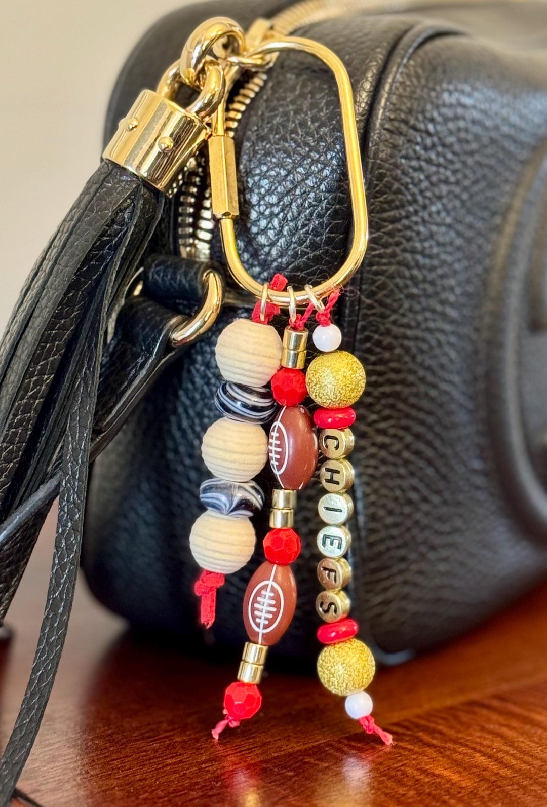 Kansas City Chiefs Bag Charm - Etsy