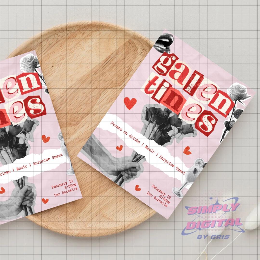 Galentine’s Day Party Invitation | Pub Crawl (digital Download) - Etsy