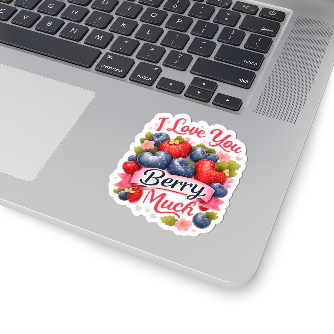 I Love You Berry Much Sticker | Cute Valentine Berry Sticker ...