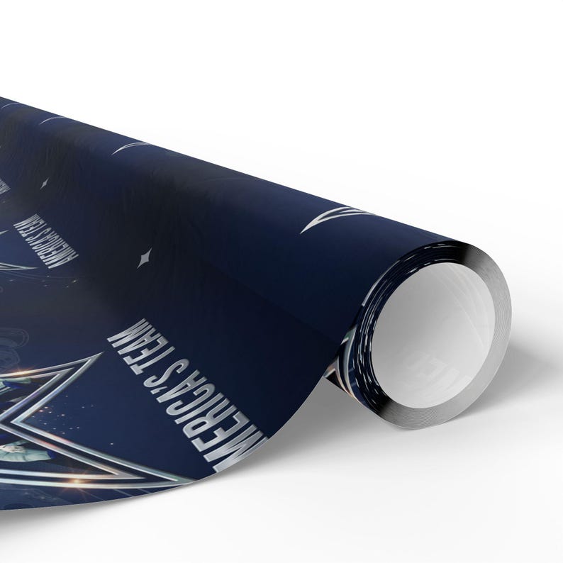 Dallas Cowboys Luxury Wrapping Paper Americas Team Football Gift Wrap ...