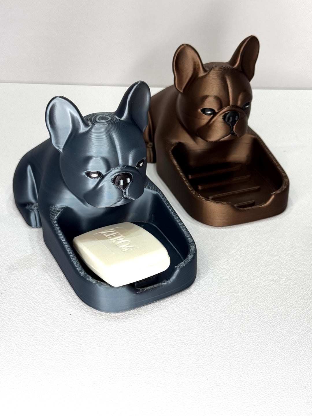French Bulldog Soap Dish - Pet Lover Bathroom Decor - 3D Printed - Etsy