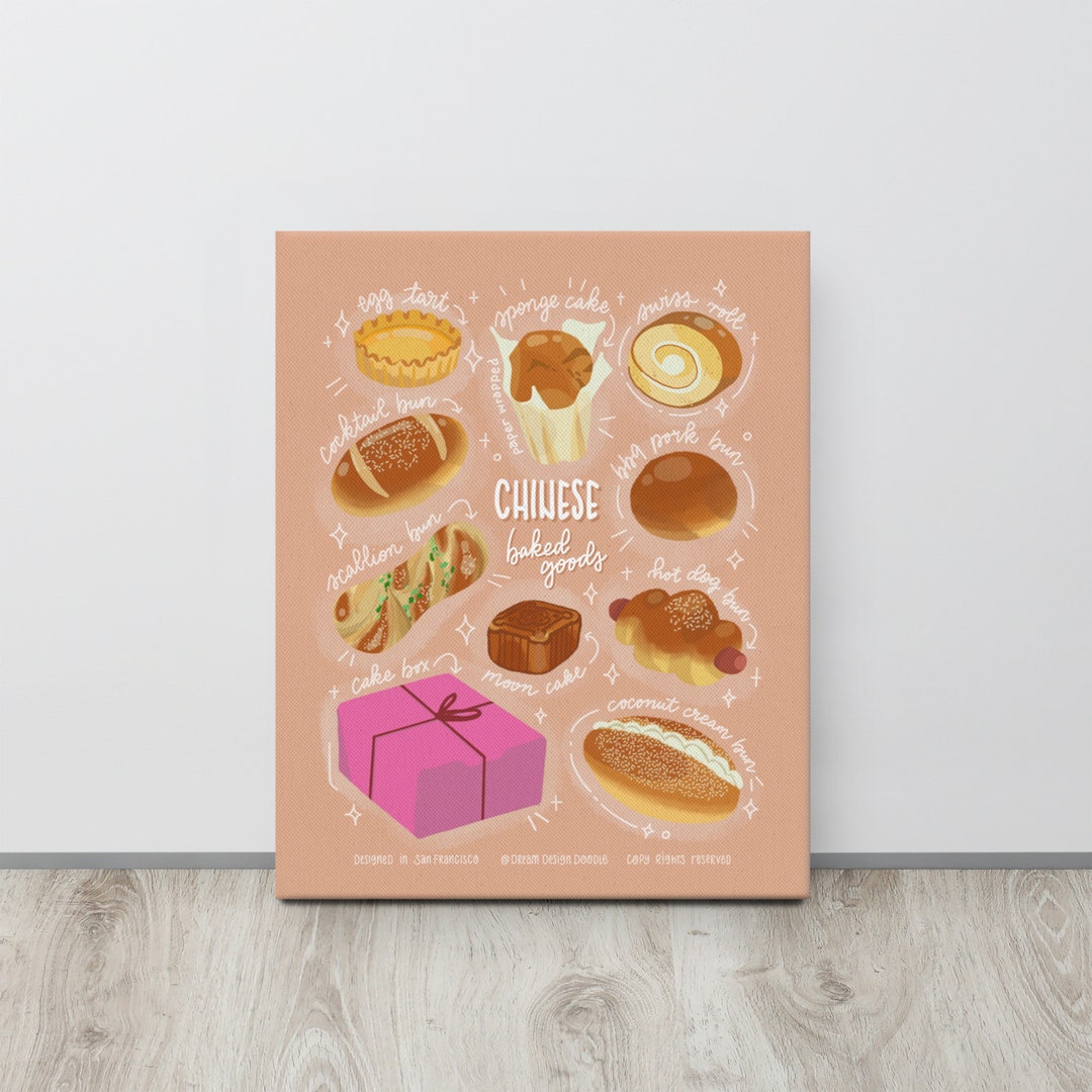 Asian Bakery - Mooncake, Egg Tart, Pineapple Bun, Baked Goods - Thin ...