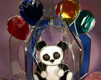 Panda Stained Glass - Etsy