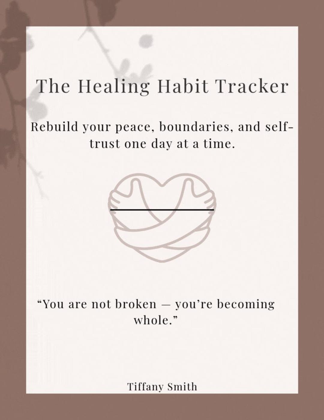 The Healing Habit Tracker - Etsy