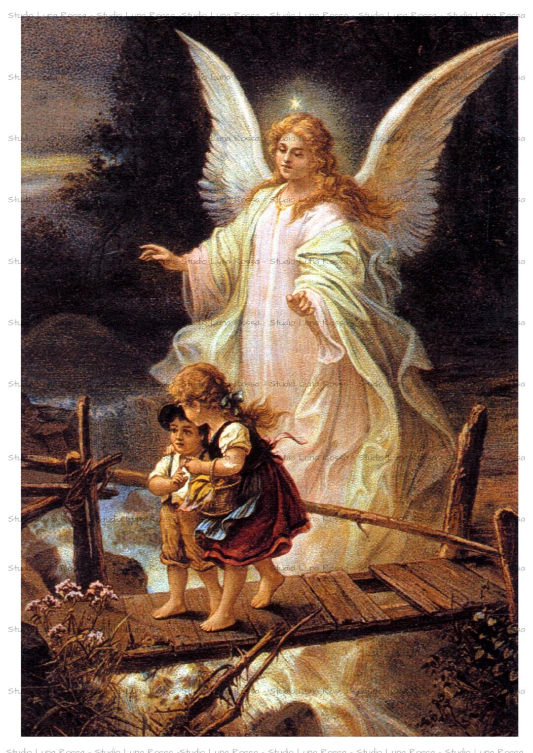 Guardian Angel Decoupage Rice Paper A4, for Scrapbooks, Journals ...
