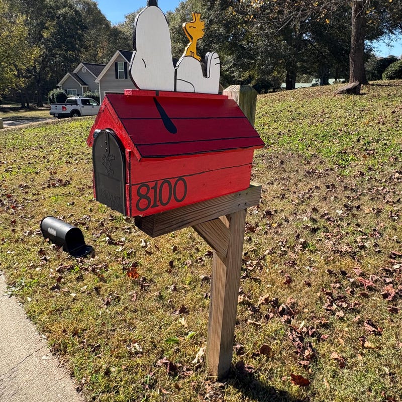 Snoopy Mailbox - Etsy