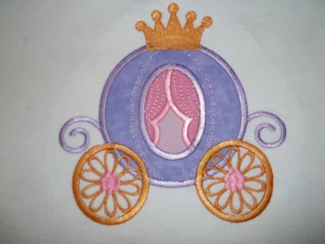 Princess Carriage - Toddler and Infant Short Sleeve Tshirt in Sizes 6 ...