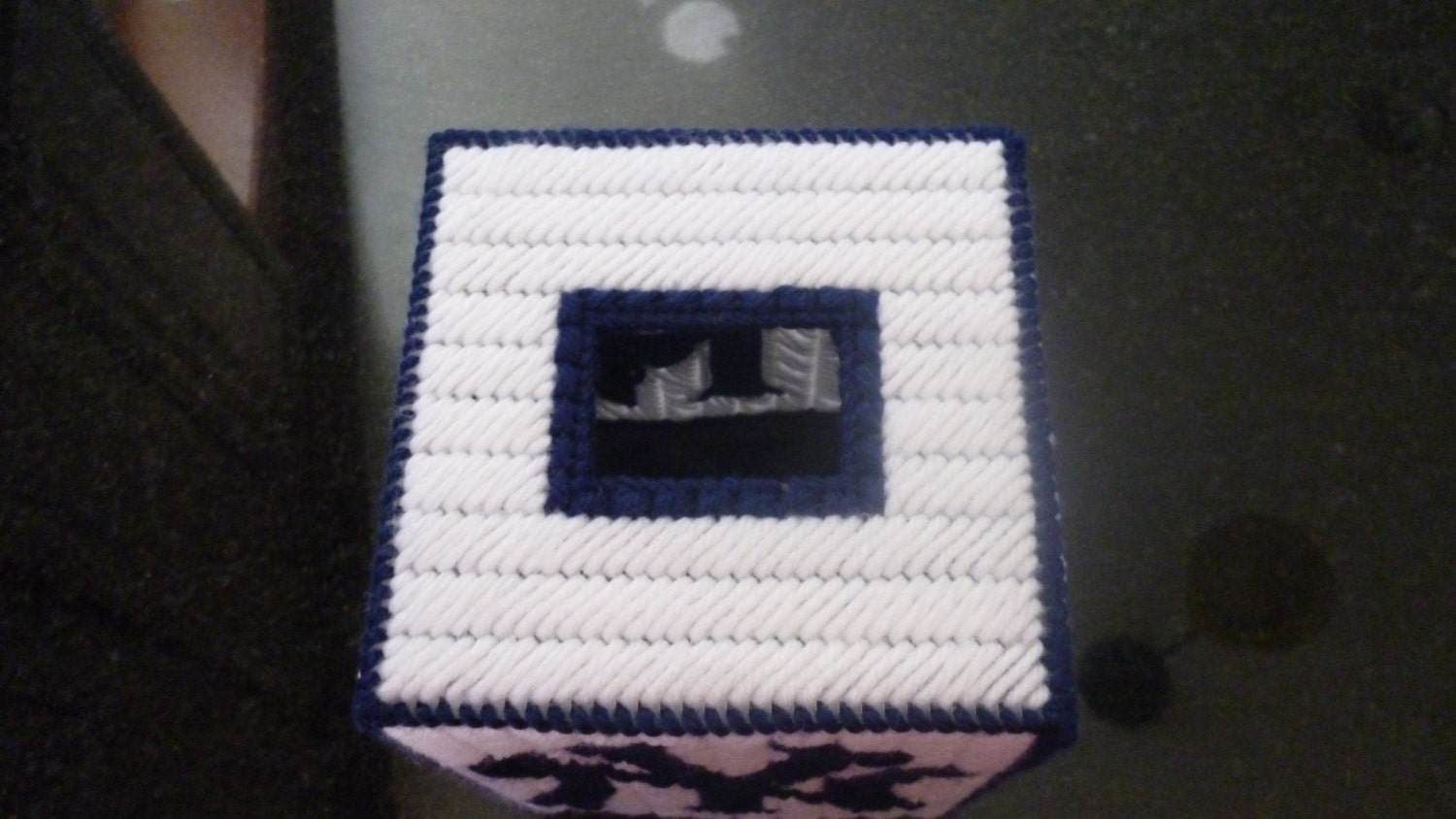 New York Yankees Plastic Canvas Tissue Box Cover - Etsy