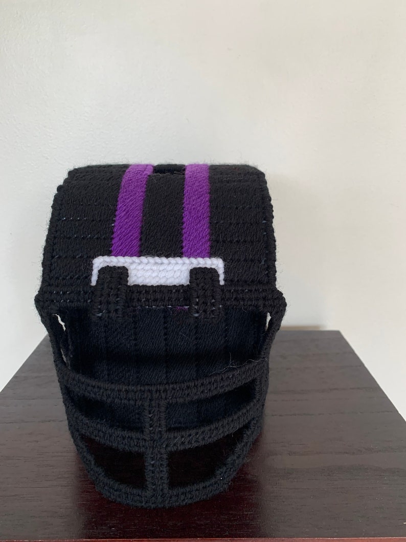 Baltimore Ravens Plastic Canvas Football Helmet Tissue Box Cover - Etsy