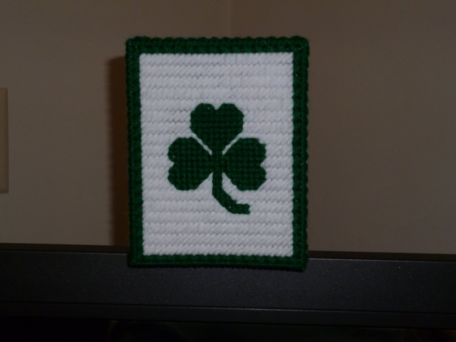 St. Patrick's Shamrock Plastic Canvas Tissue Box Cover - Etsy
