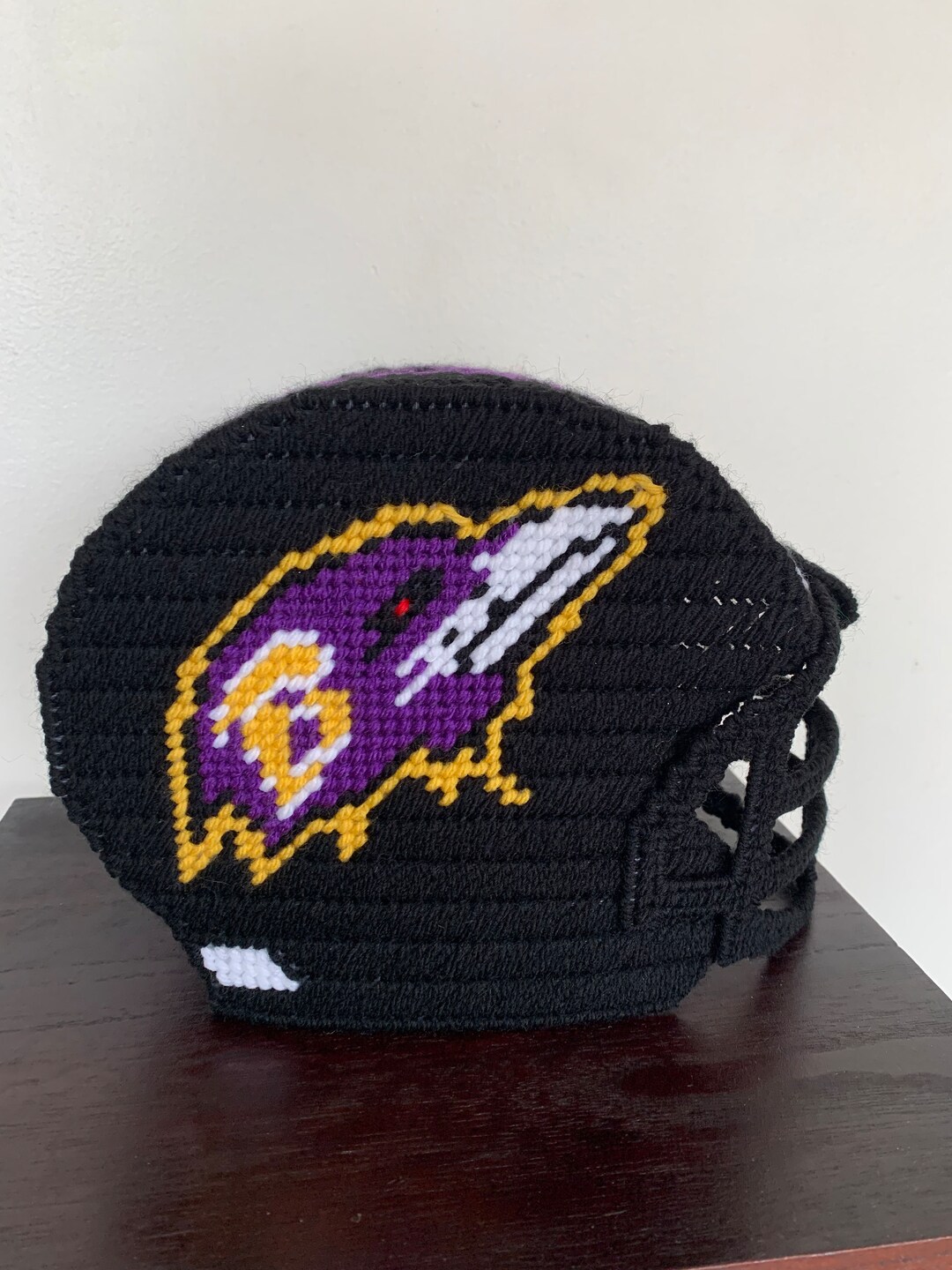 Baltimore Ravens Plastic Canvas Football Helmet Tissue Box Cover - Etsy