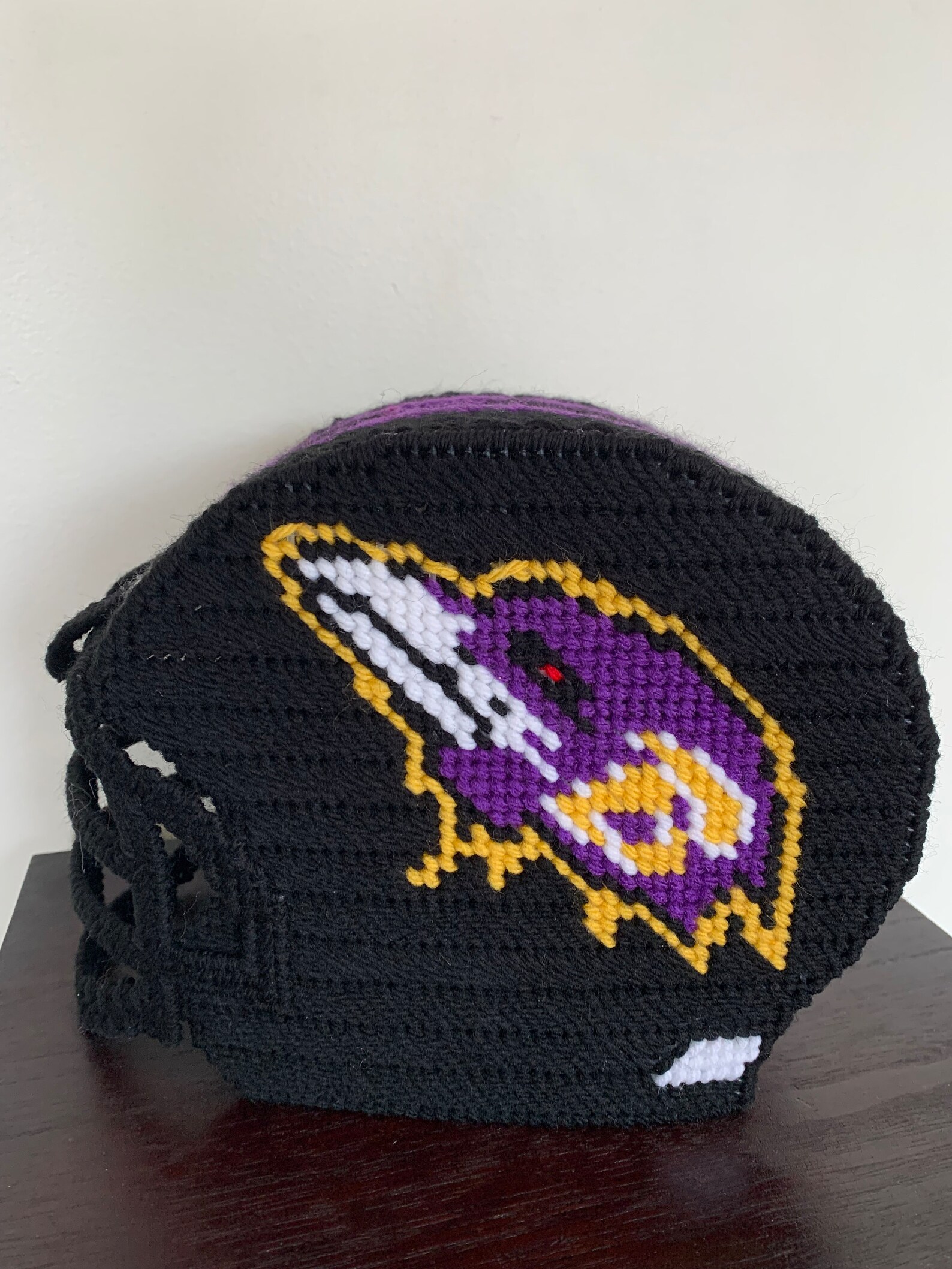 Baltimore Ravens Plastic Canvas Football Helmet Tissue Box Cover - Etsy