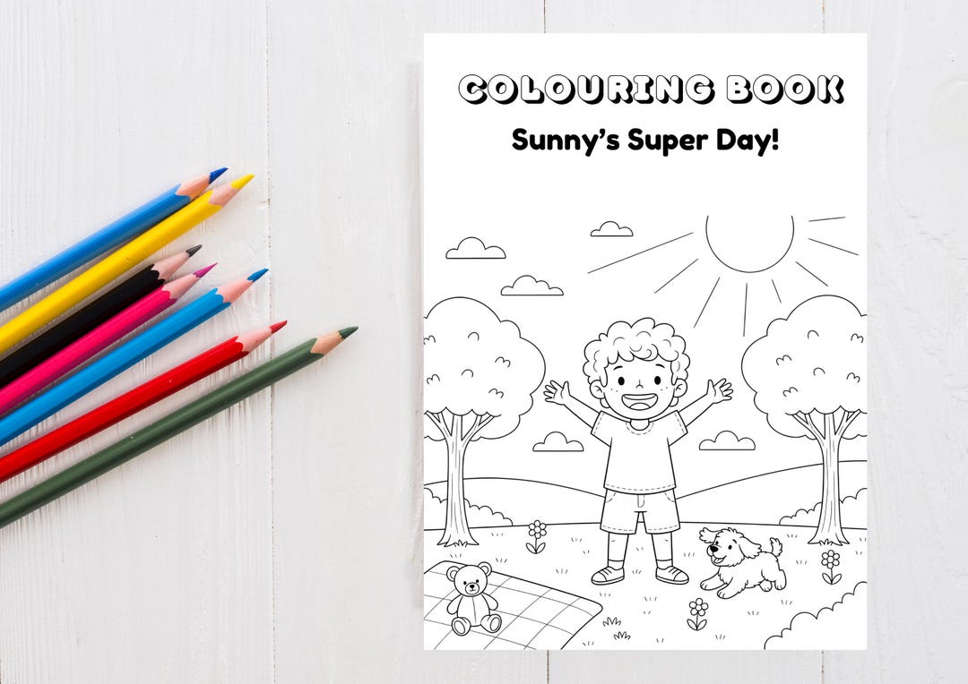 Printable Toddler Colouring Pages | Healthy Habits Story | Kids ...