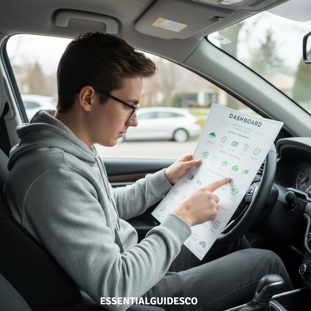 Dashboard Status Indicator Lights Printable | Green / White Symbols ...