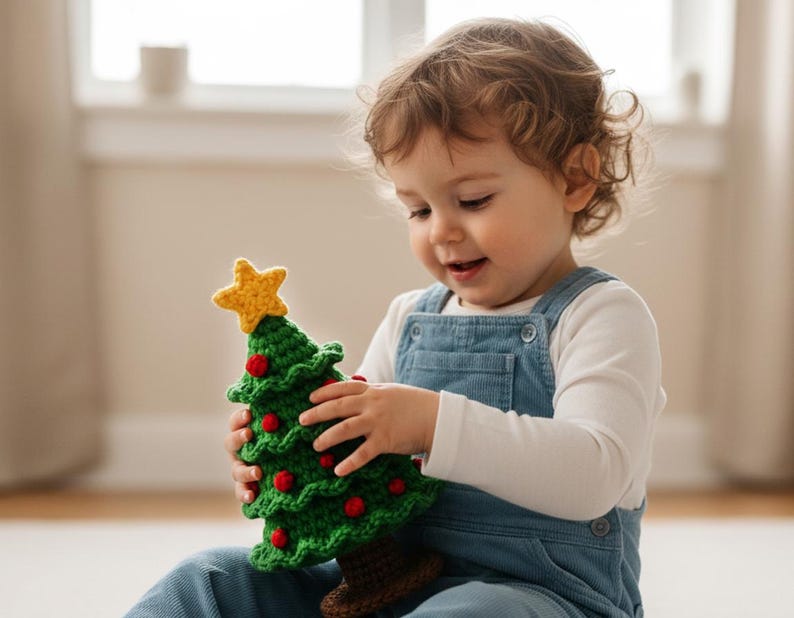 Amigurumi Christmas Tree Crochet Pattern PDF | Mini Tree Plush Tutorial ...