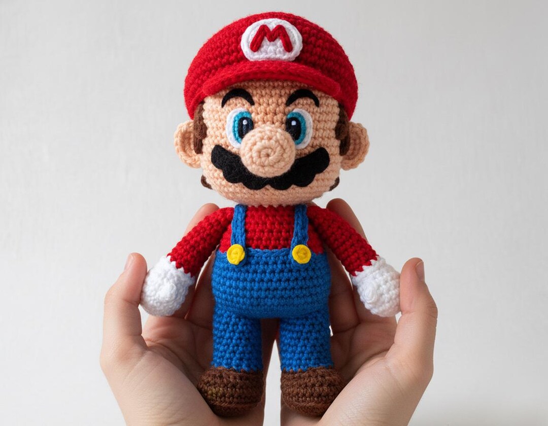 Super Mario Crochet Pattern PDF | Mario Amigurumi Doll Tutorial ...