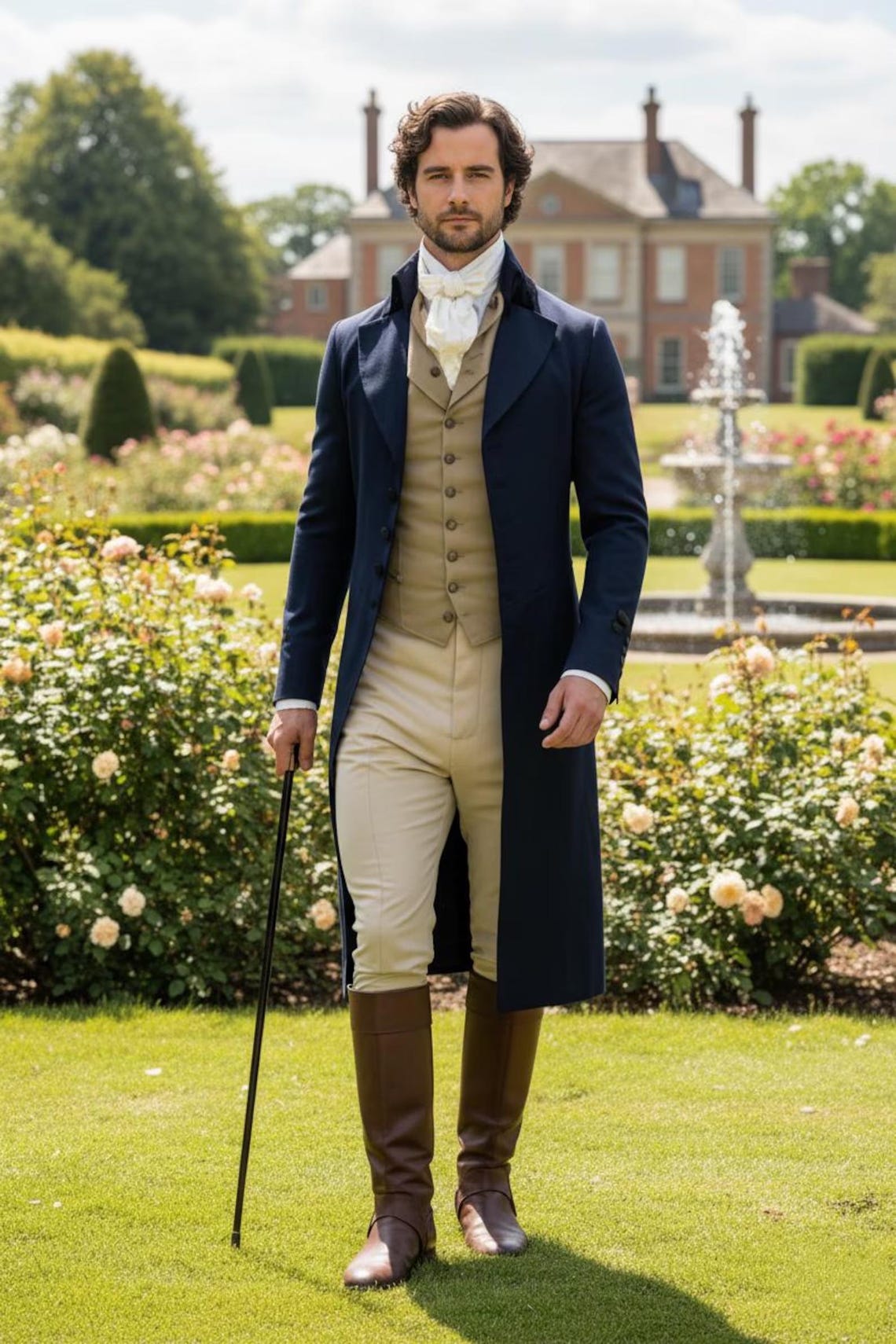 Men Tailored Jacket | Custom Made Formal Jacket | Regency Style Blazer ...