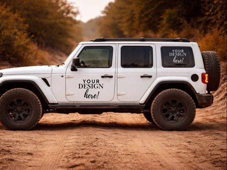 Car Bumper Mockup | Car Sticker Mockup | Back Window, Trunk ...