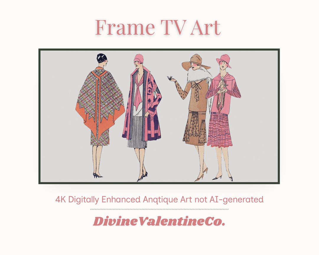 Frame TV Vintage 1920s Flapper Dress Digital Art | Très Parisien ...