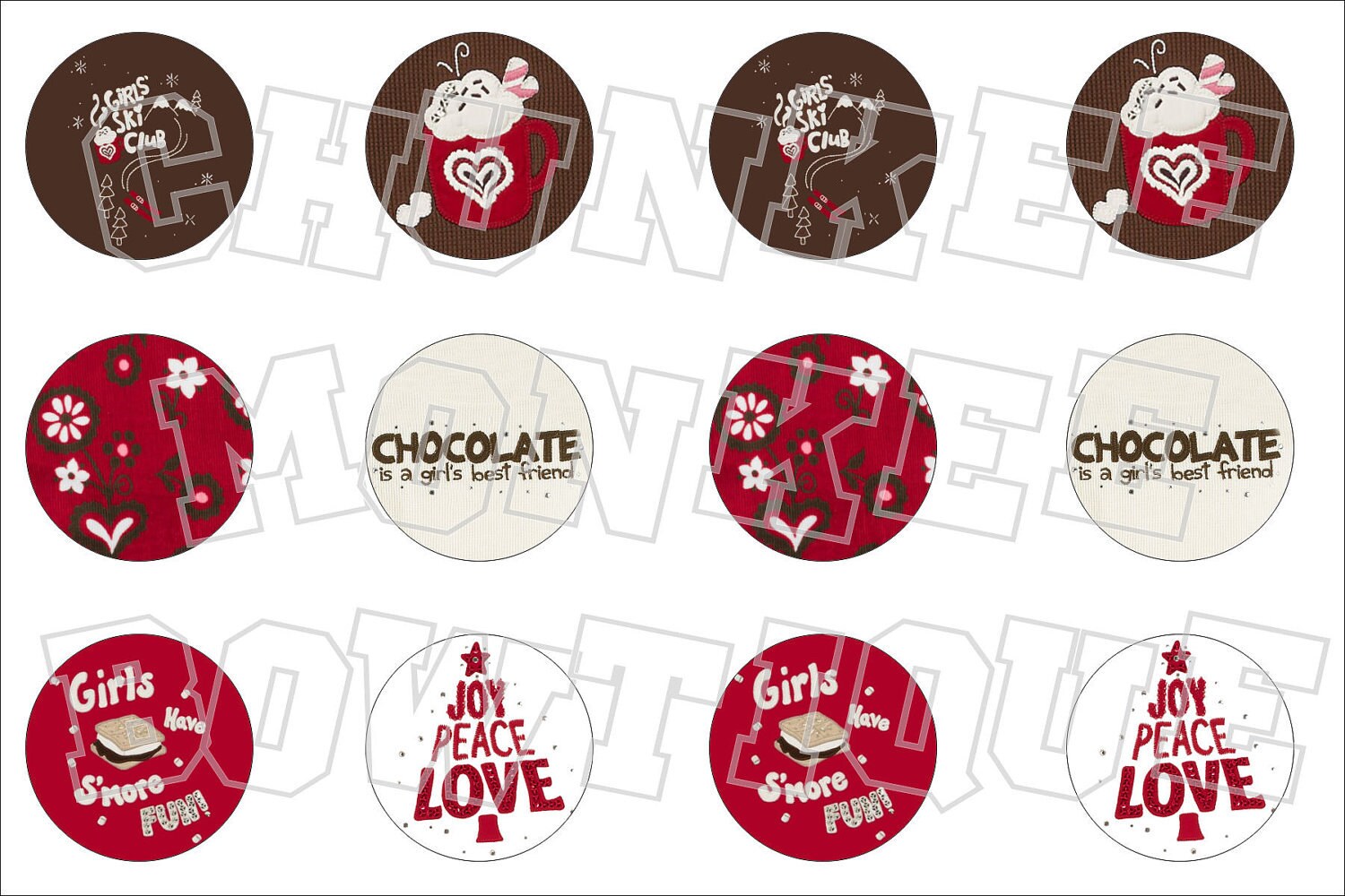 Made to Match Gymboree M2MG Alpine Sweetie Bottlecap Image - Etsy