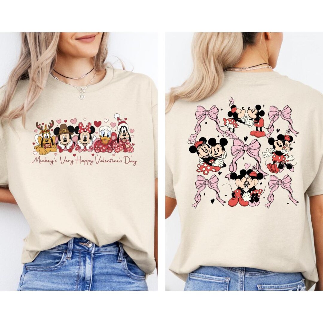 Mickeys Very Happy Valentines Day Png, Mickey Minnie Lovers Png, Disney ...