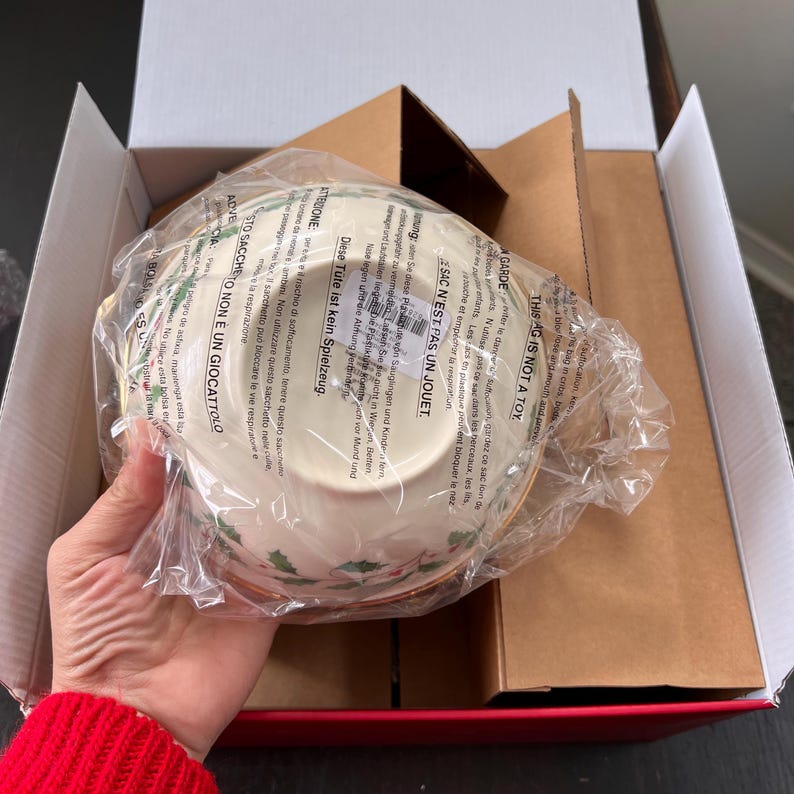 Lenox “holiday” 3-piece Place Setting – Dinner Plate, Salad Plate ...