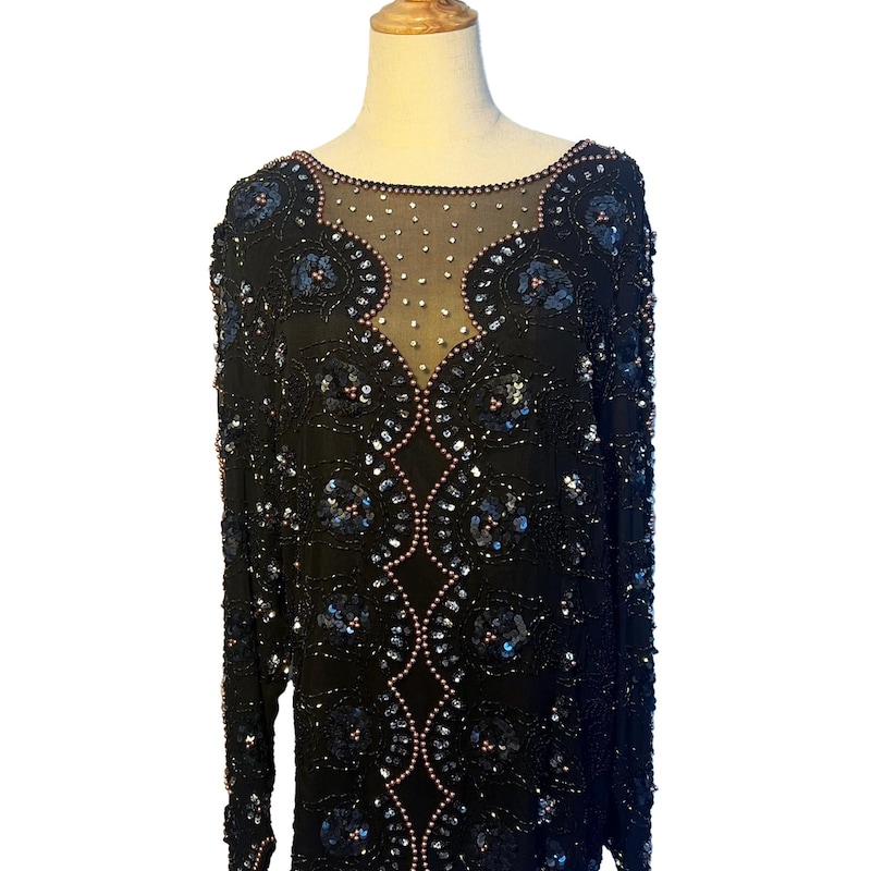 Black Formal Evening Tops - Etsy