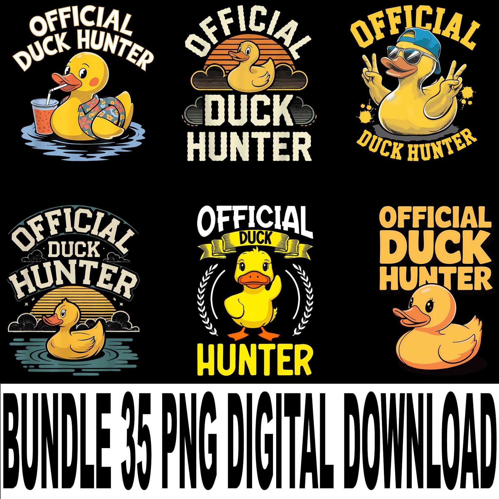 Official Duck Hunter Summer PNG – Funny Hunting Season Redneck Humor ...
