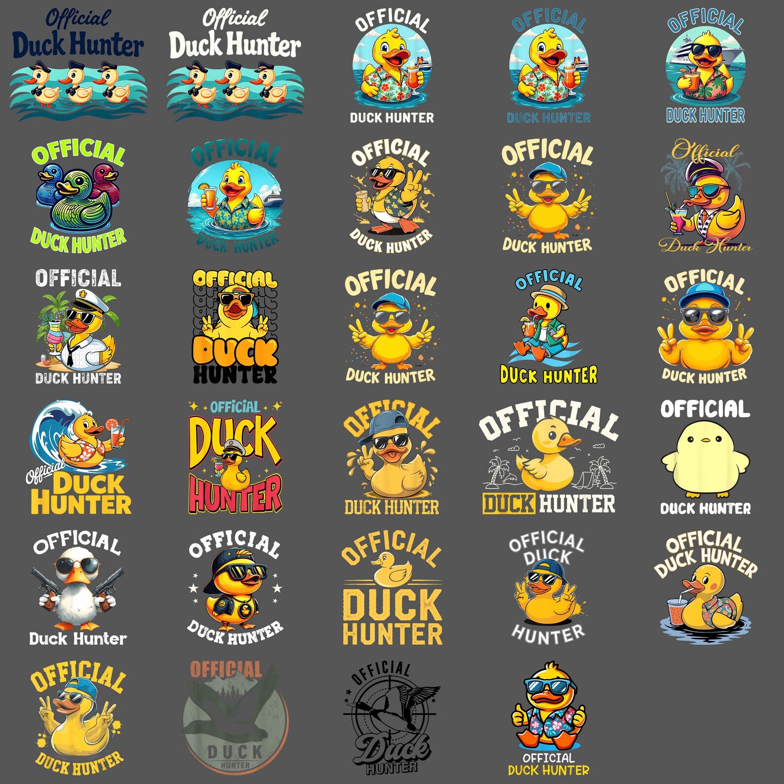 Official Duck Hunter Summer PNG – Funny Hunting Season Redneck Humor ...